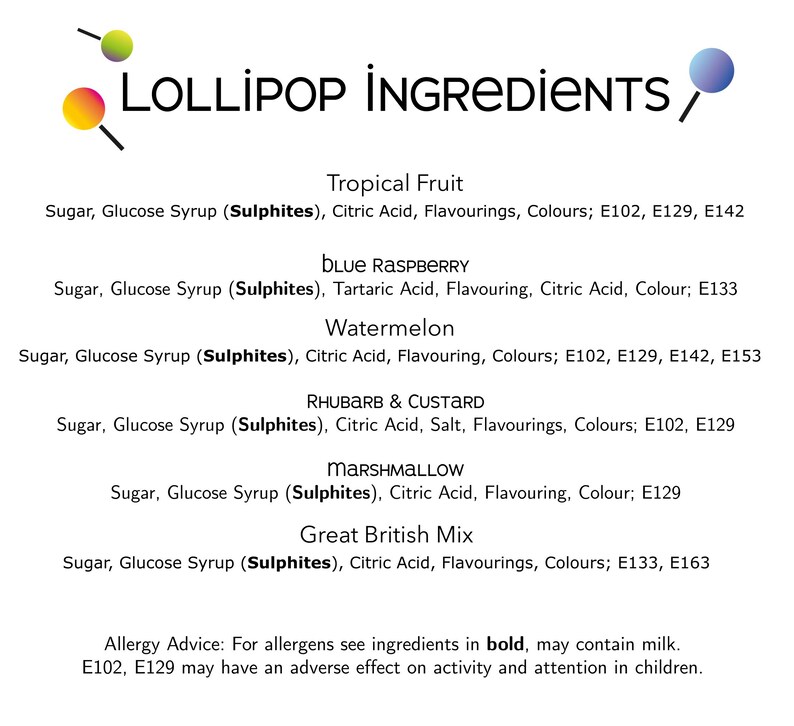 Personalised Lollies/lollipops/lolly Pops | Custom Happy Birthday ...