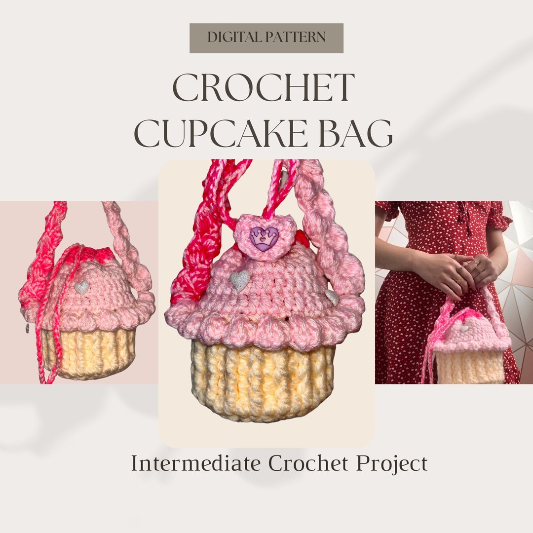 Cupcake Crochet Bag Pattern - Etsy