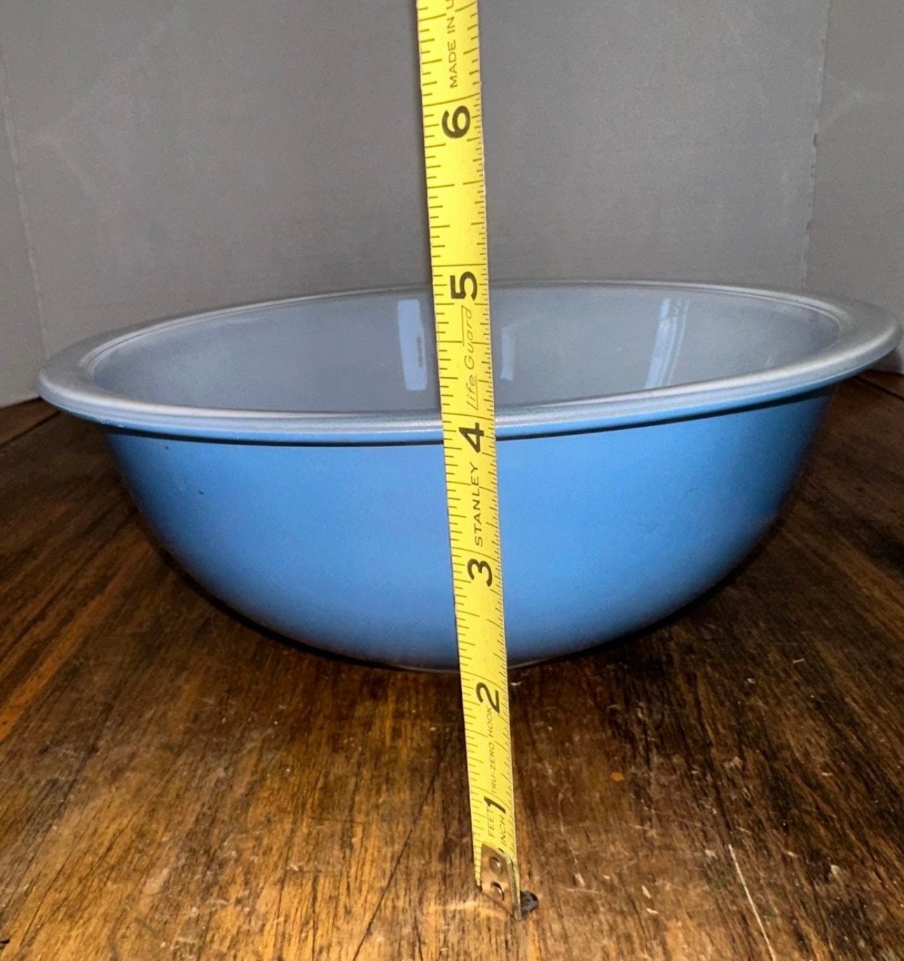 Vintage Blue Pyrex Glass Nesting Mixing Bowls moody Blues Set of 2 10 ...