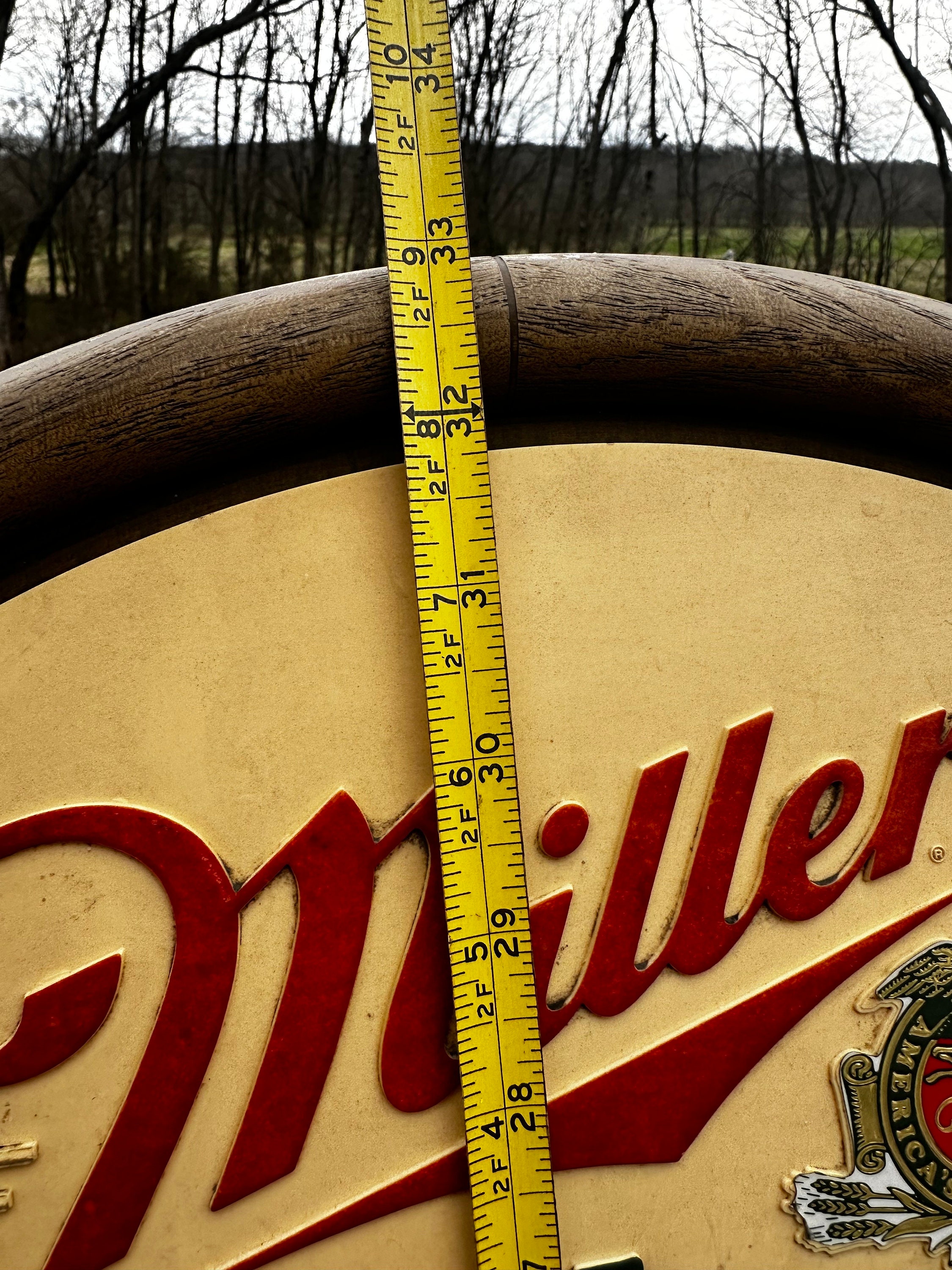 Vintage Large Miller Beer Menu Sign Retro Letter Board 33 X 18 X 2.25 ...