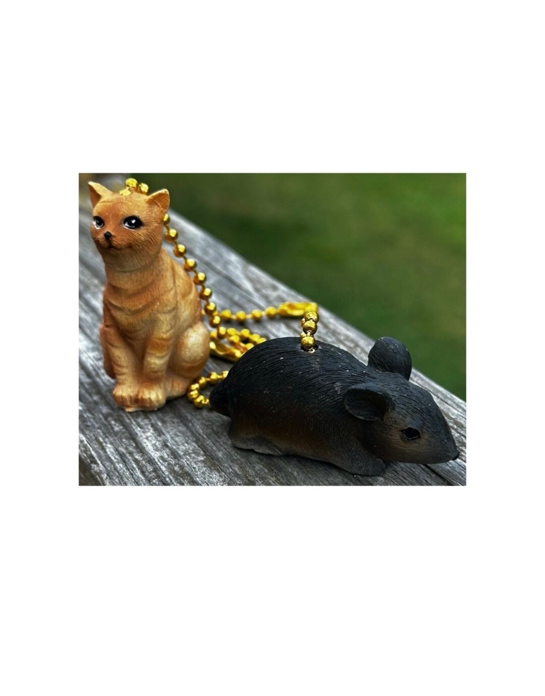 2 Cat & Mouse Ceiling Fan Pull Chains Gift Crazy Cat Lady - Etsy