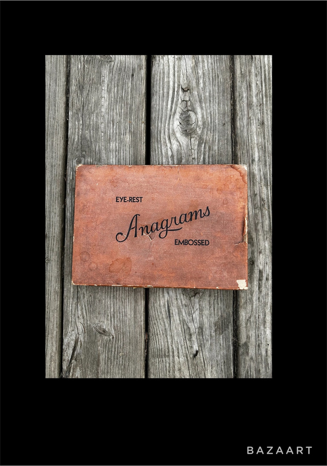 Vintage 3103 Anagrams for All Word Games Embossed Edition 156 Pieces ...