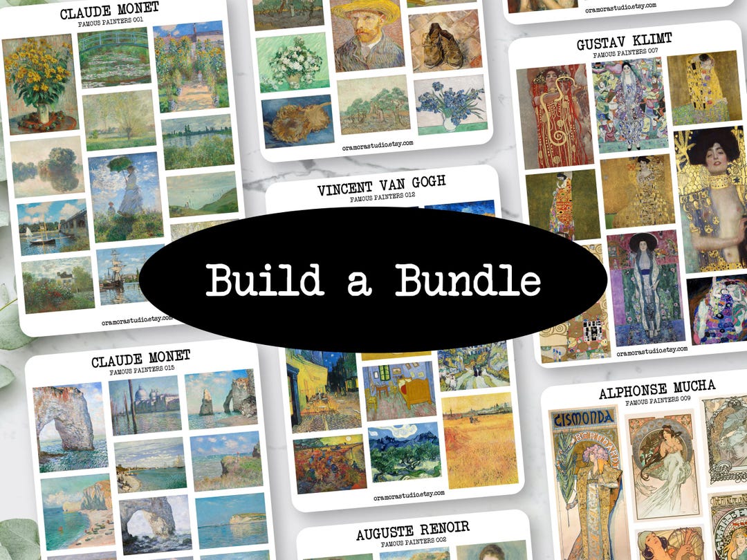 Art Build-a-bundle | 3 Sticker Sheets - Etsy