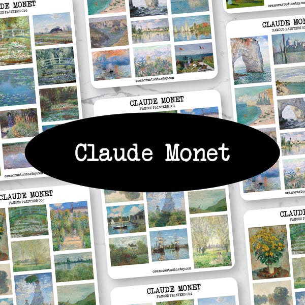Stickers Claude Monet - Etsy