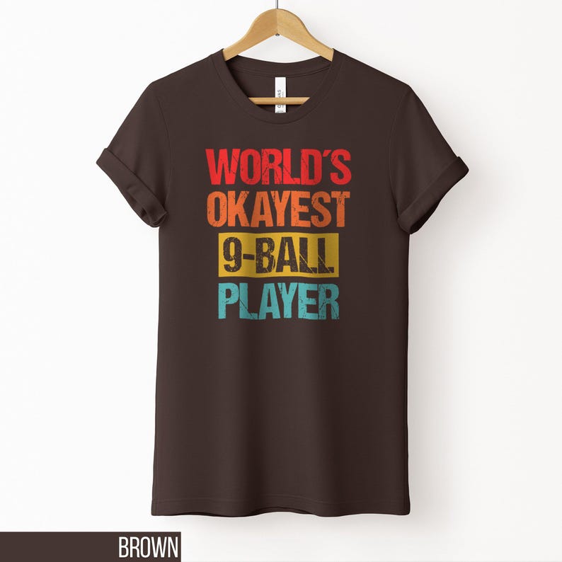 Fun 9-ball Player Billiards Shirt, Pool Player Gift, Snooker Lovers ...