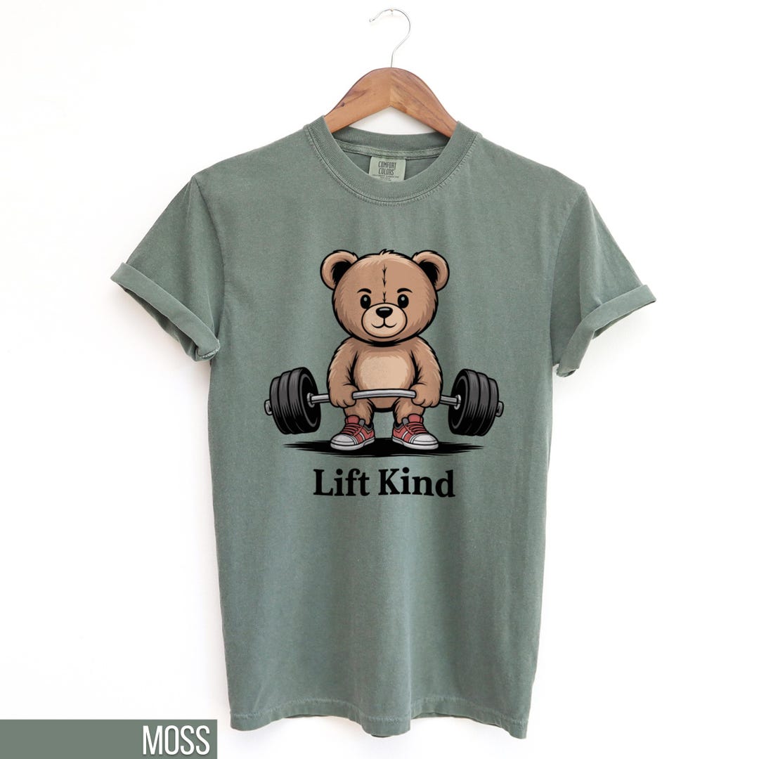 Teddy Bear Gym Shirt, Funny Workout Shirt, Gift for Fitness Lovers ...