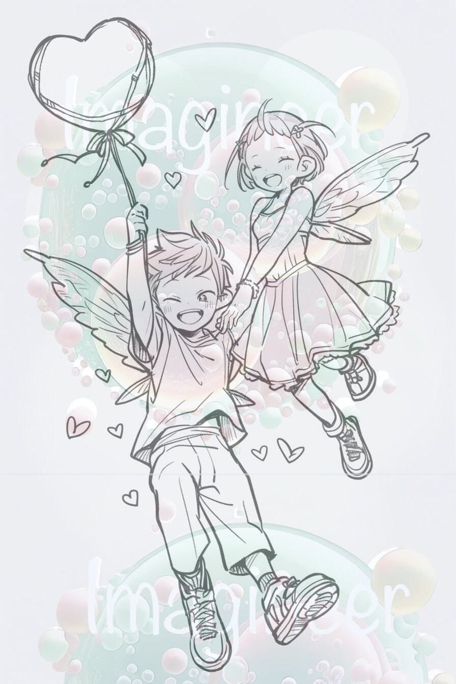 12 Valentine Fairies Coloring Pages * Instant Downloud * Printable ...