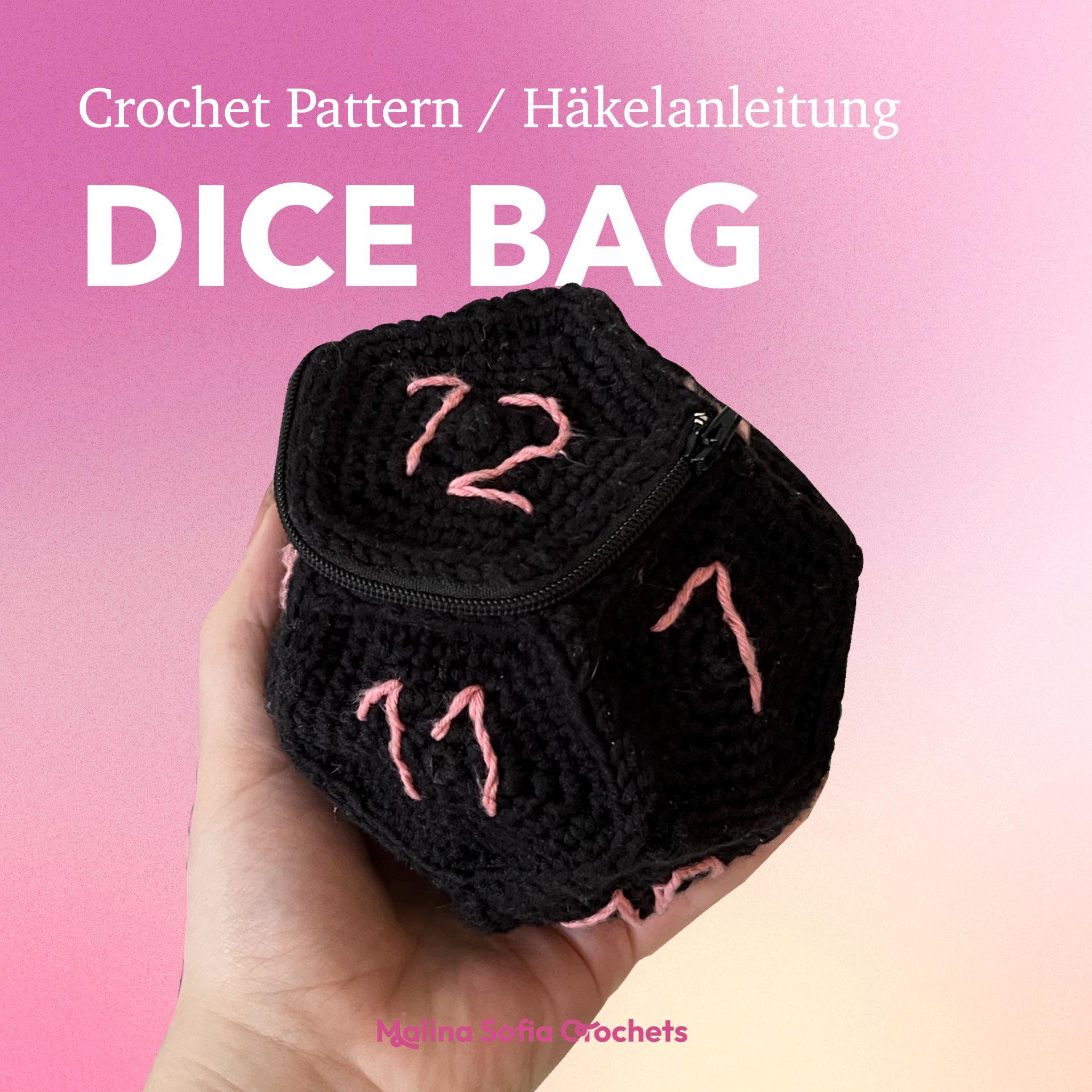 D12 Dice Bag Crochet Pattern (digital Download) - Etsy