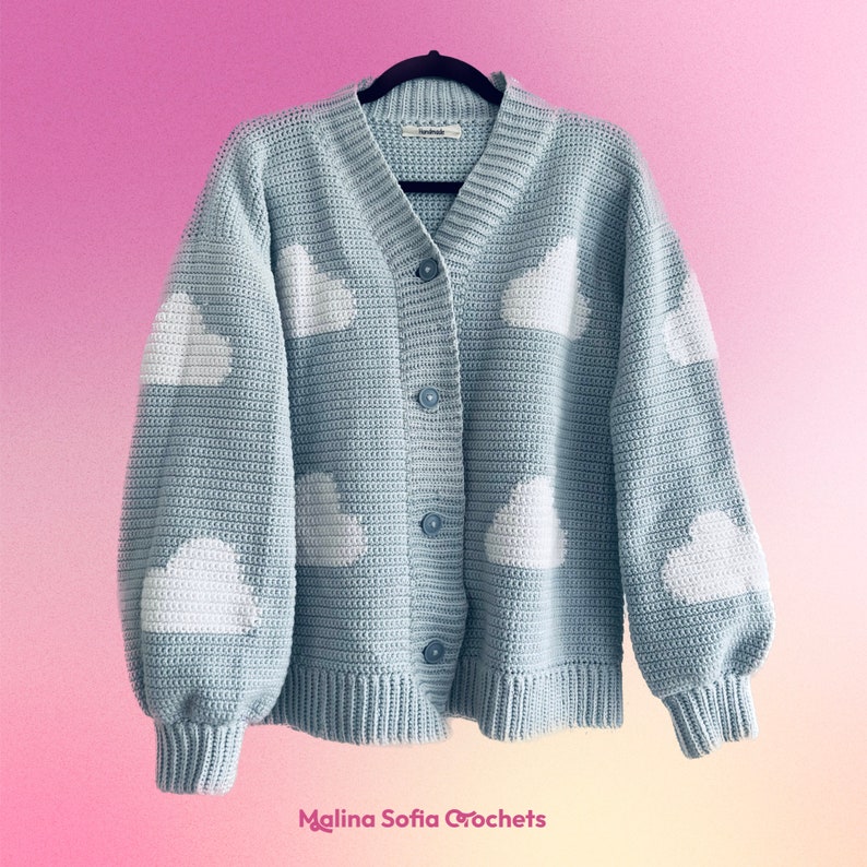 Cloud Cardigan Crochet Pattern (digital Download) - Etsy