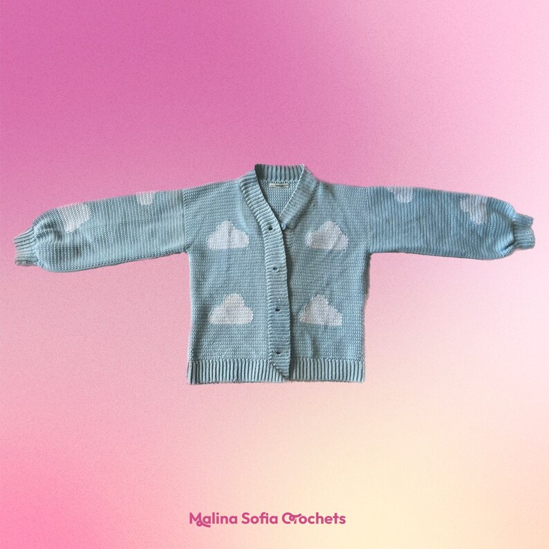 Cloud Cardigan Crochet Pattern (digital Download) - Etsy