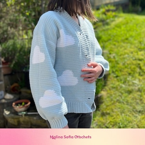 Cloud Cardigan Crochet Pattern (digital Download) - Etsy