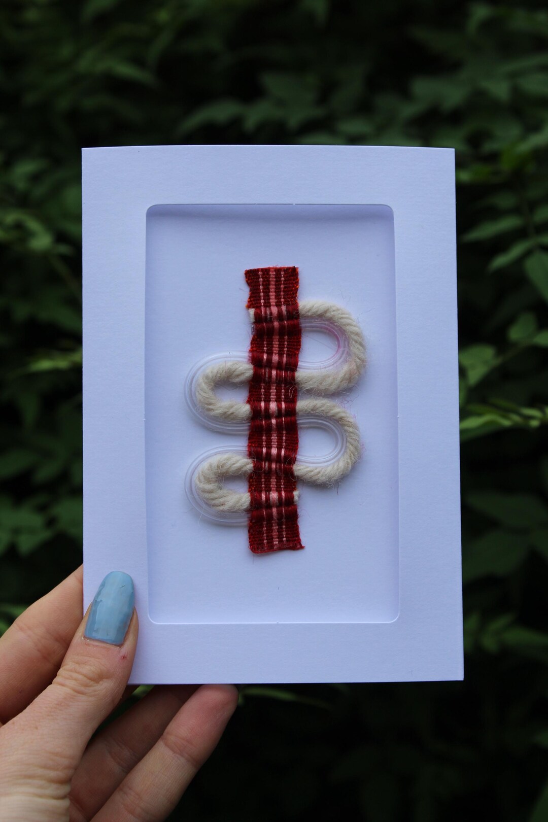Handwoven Card - Etsy