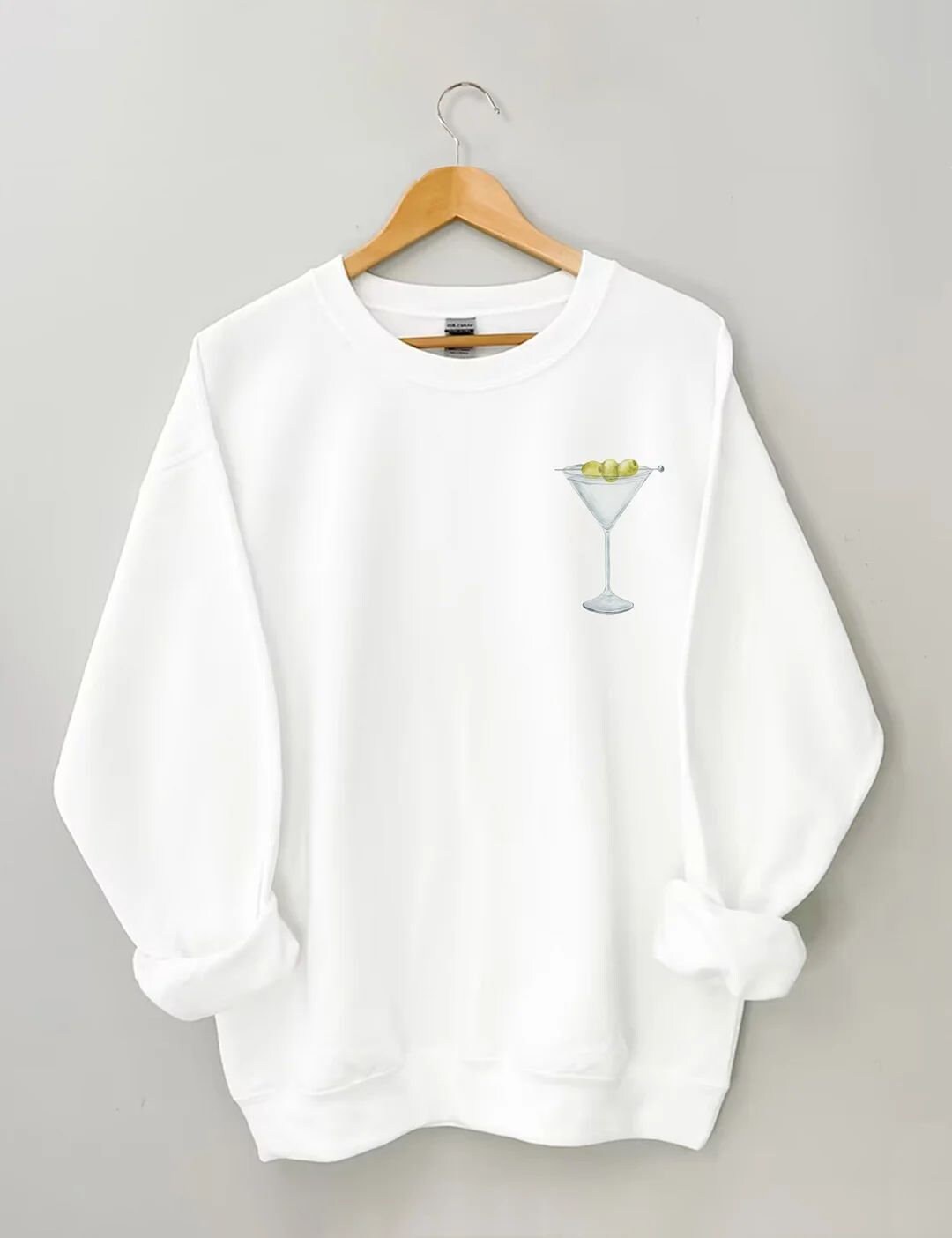 Martini Sweatshirt, Martini Sweater, Cocktail Bachelorette Sweatshirt ...