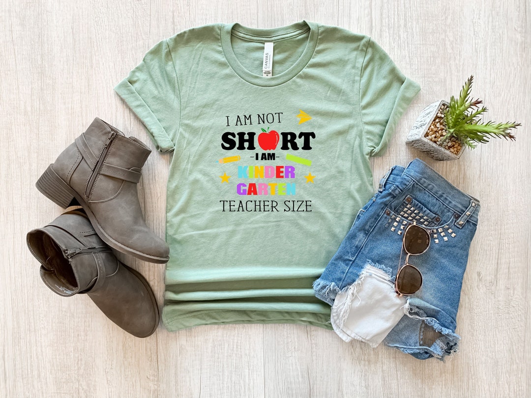 I Am Not Short I Am Preschool Teach Tshirt Preschool Teacher - Etsy