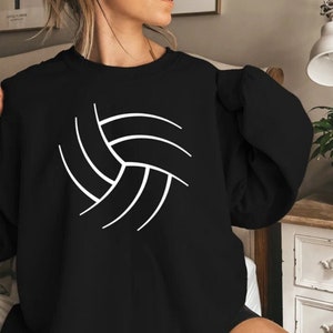 Volleyball Sweatshirt, Women's Volleyball Sweatshirt , Beach Volleyball ...