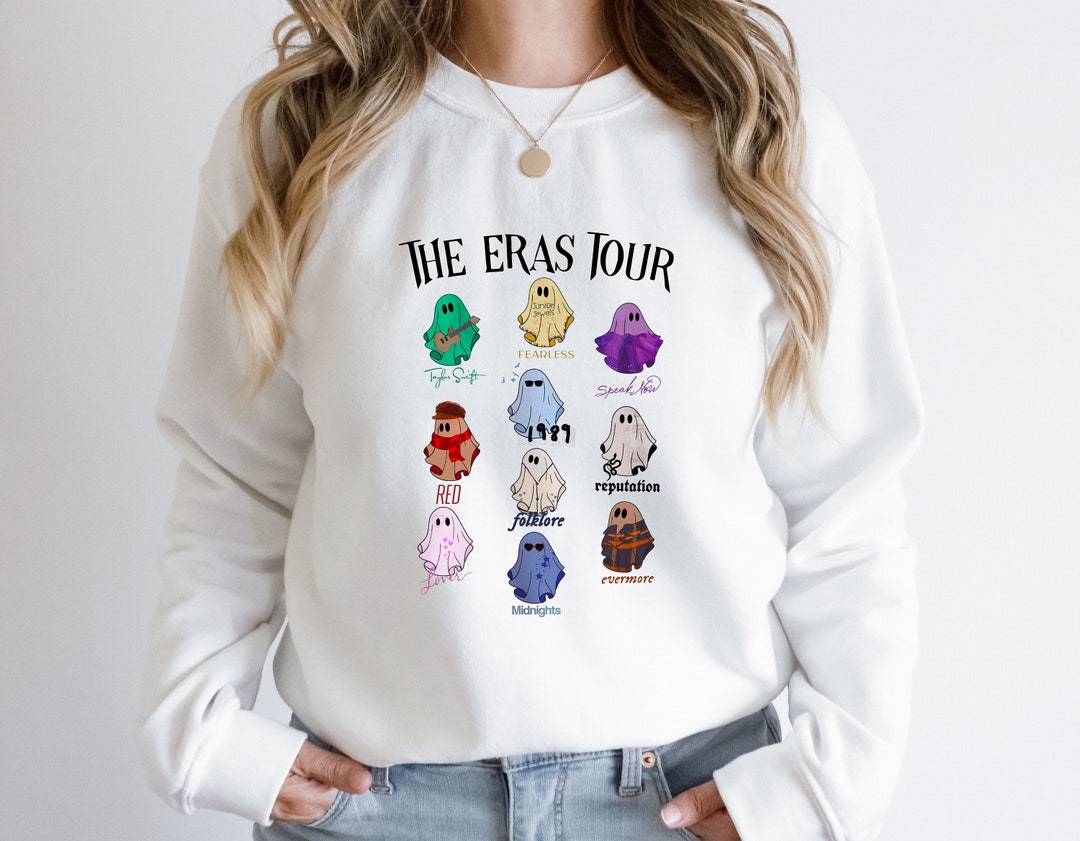 Eras Tour Ghost Sweatshirtthe Eras Tour Cute Ghosts - Etsy