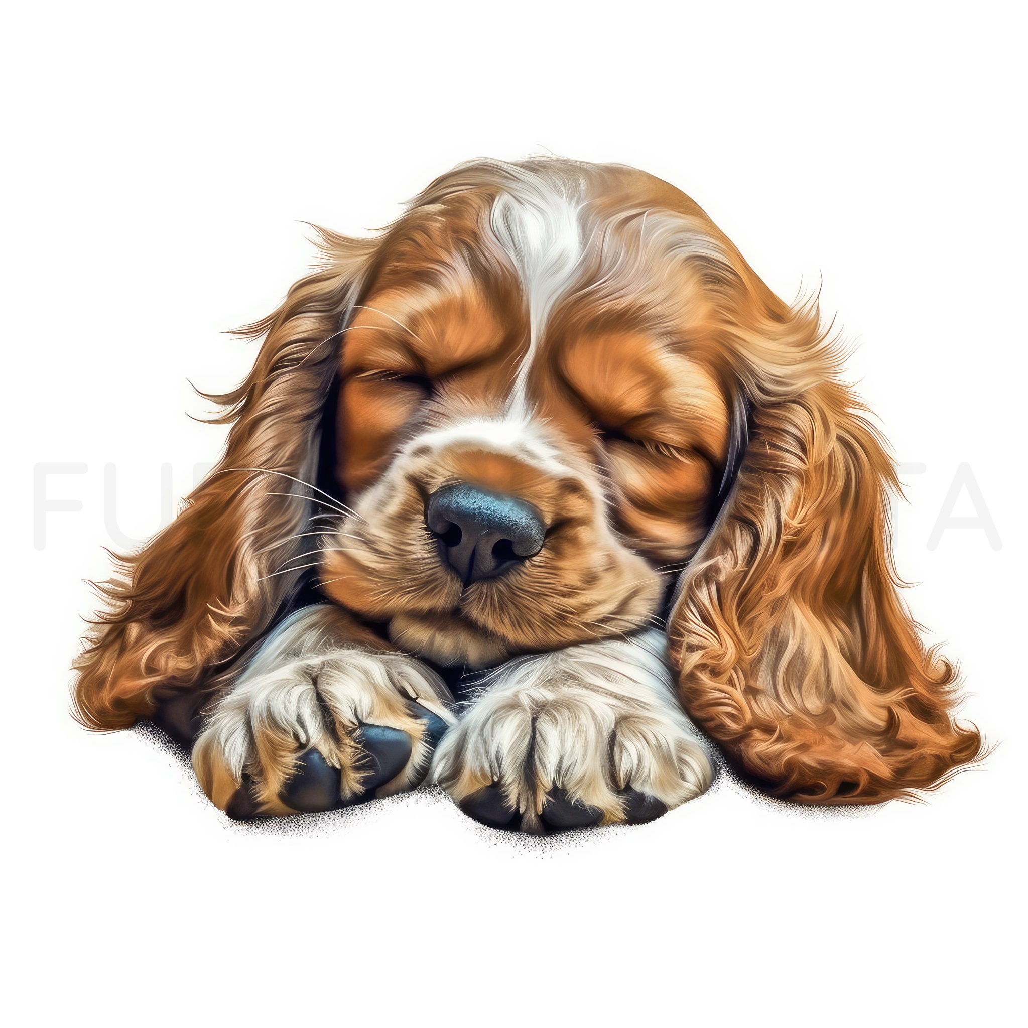American Cocker Spaniel Puppy Clipart, 15 High Quality JPG, PNG ...