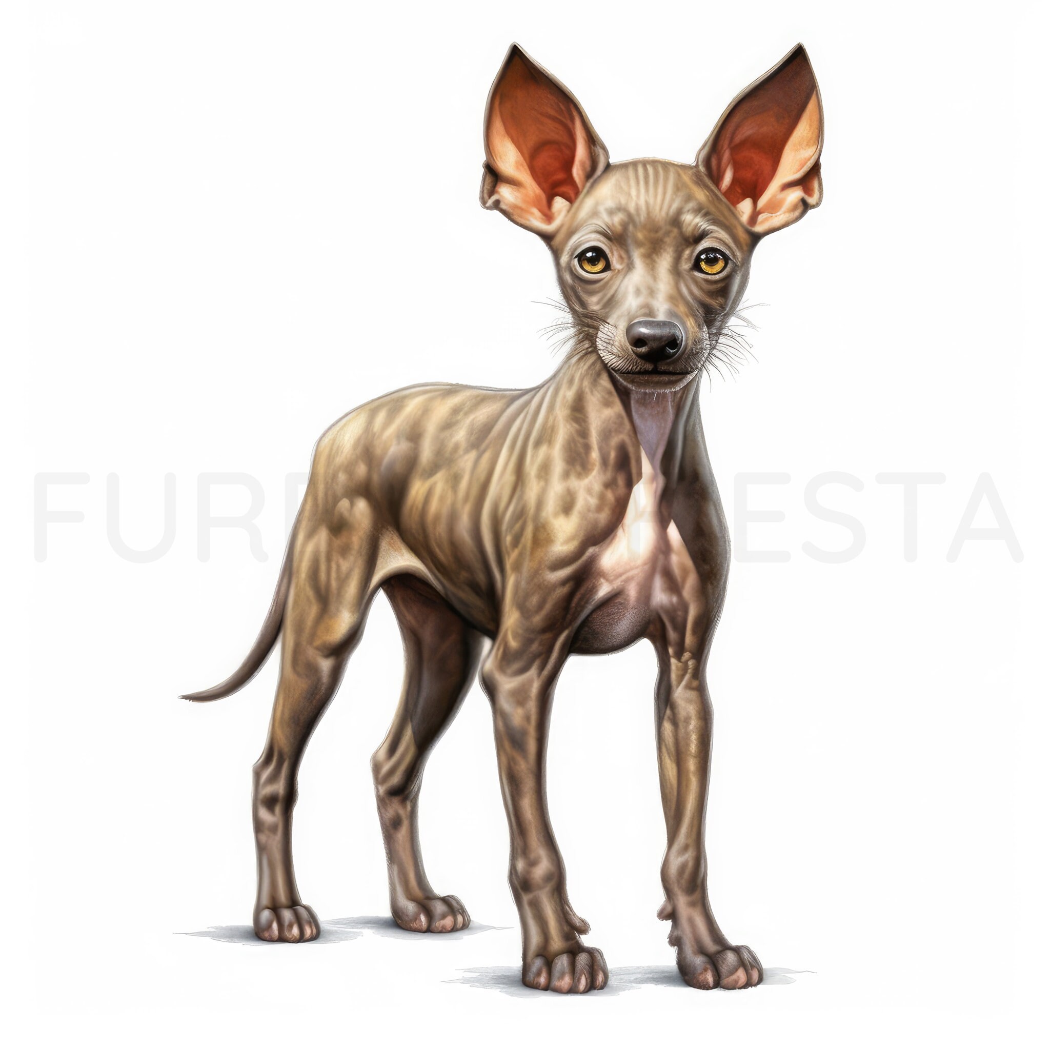 Xoloitzcuintli Puppy Printable Dog Art, 15 High Quality JPG, PNG ...