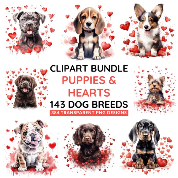 Puppy Clipart - Etsy