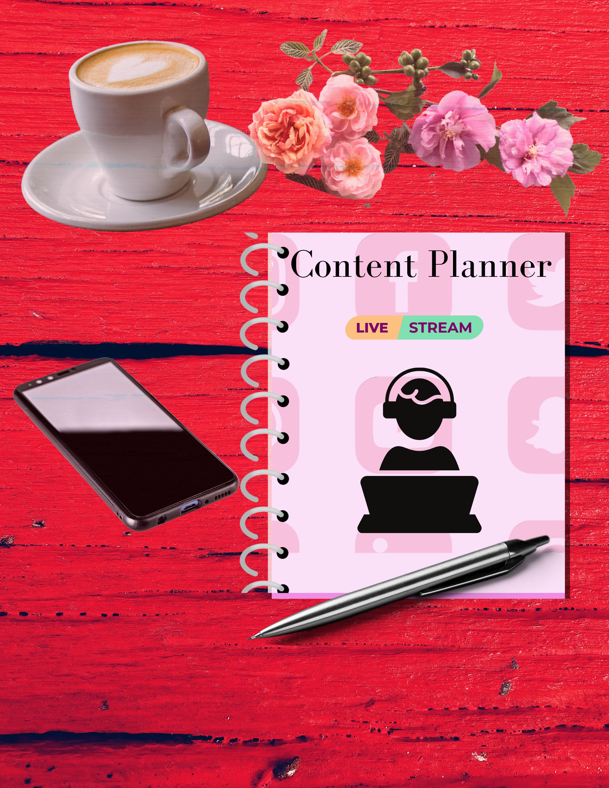 Printable Content Planner - Etsy