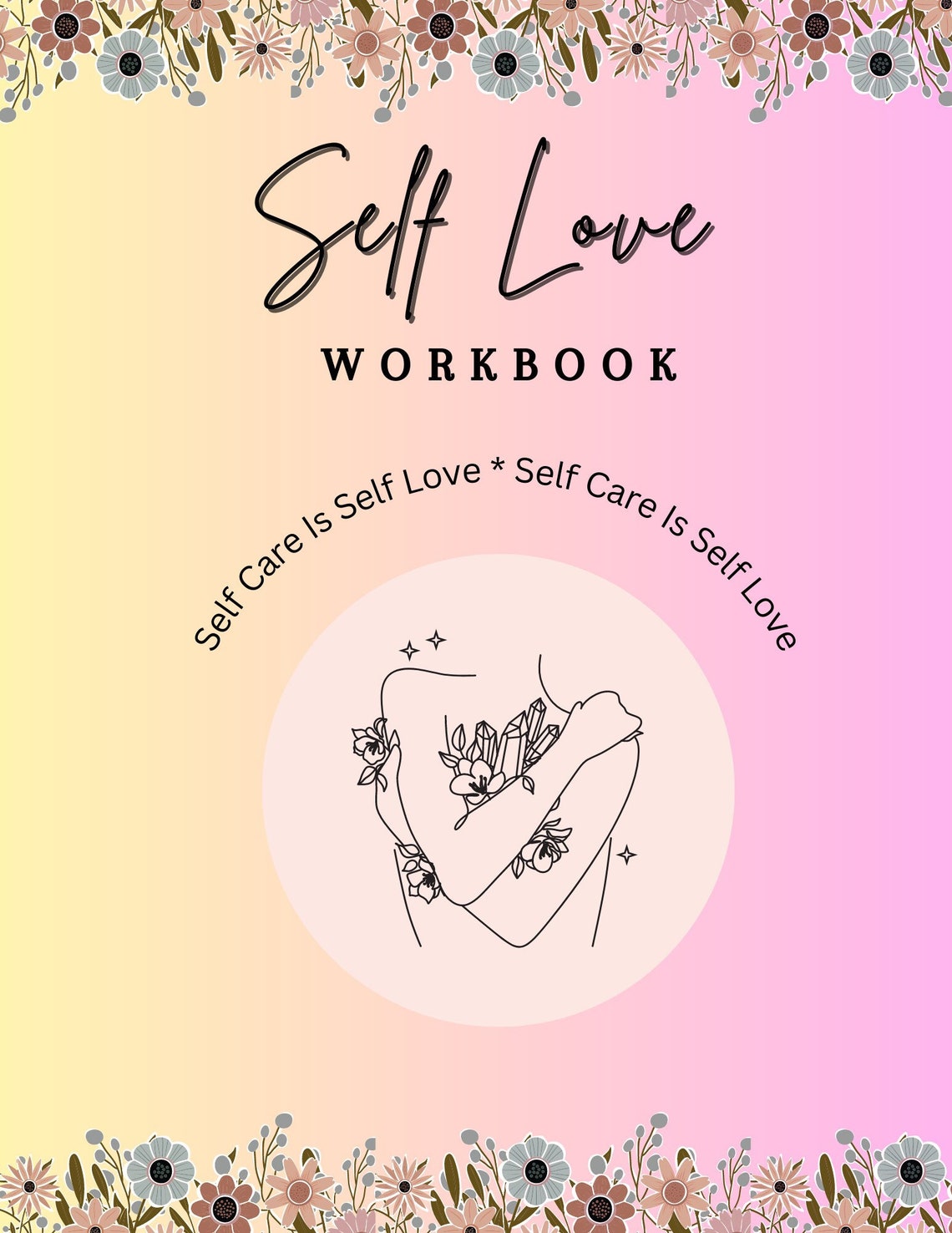 Self Love Workbook Self Care Planner, Aesthetic Planner, Digital ...
