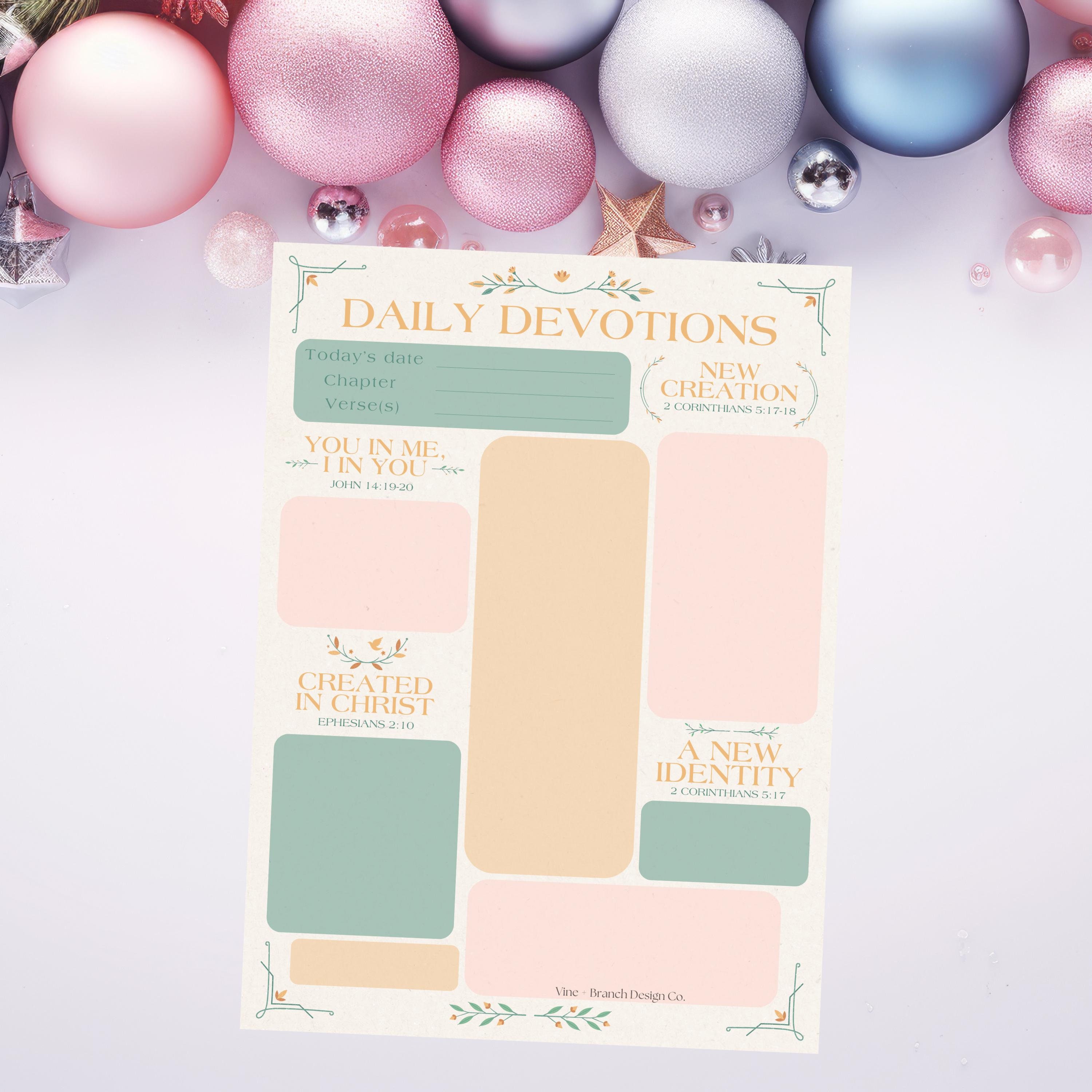 Christian Notepad, Bible Notes, Daily Devotions, Bible Study Notes ...