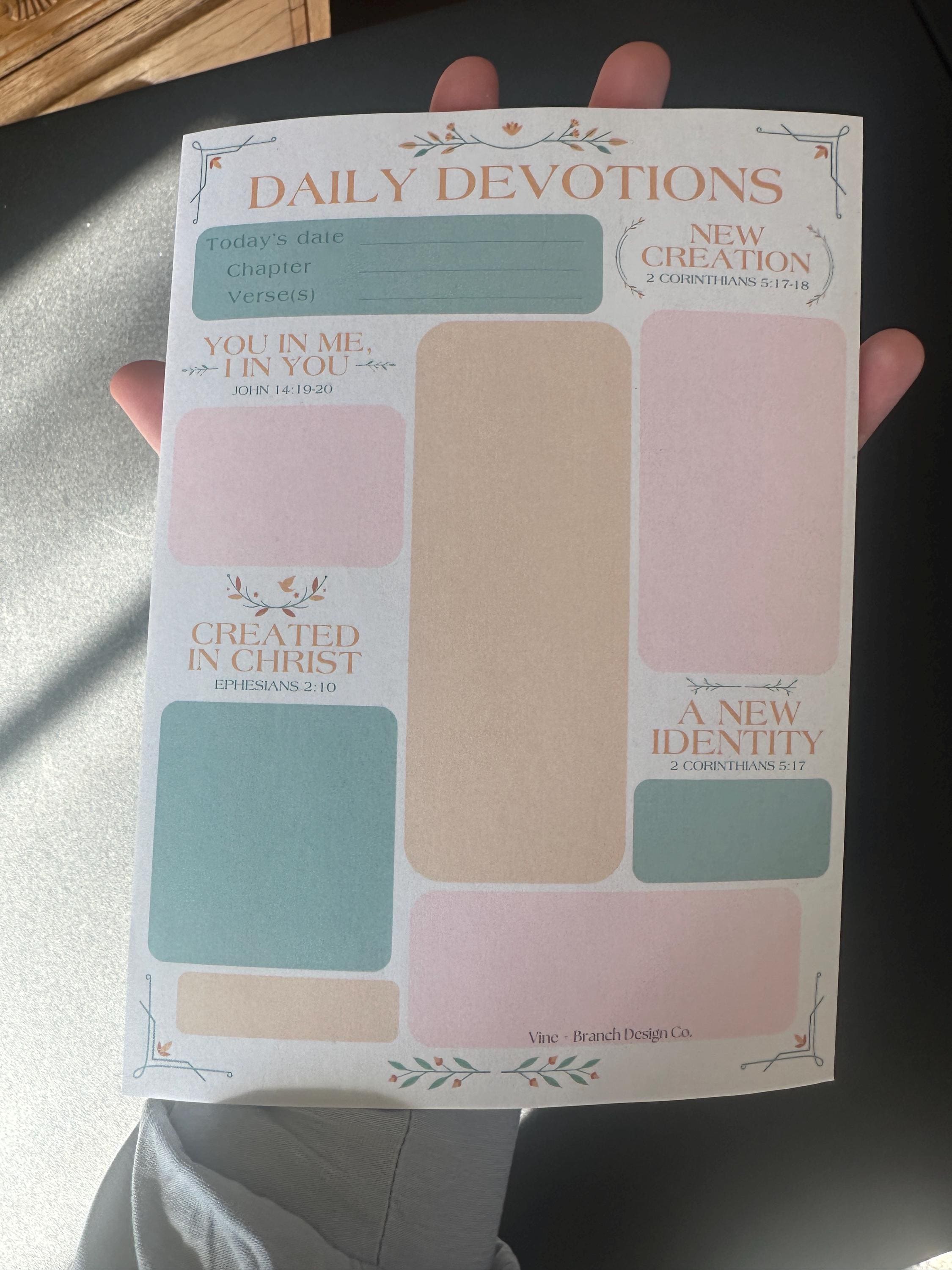 Christian Notepad, Bible Notes, Daily Devotions, Bible Study Notes ...