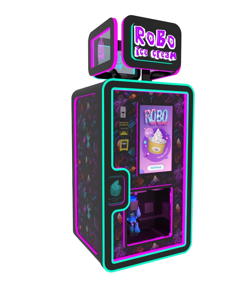 Robo Ice Cream Machine, Vending Machine, Sweet Robo, Candy Machine ...