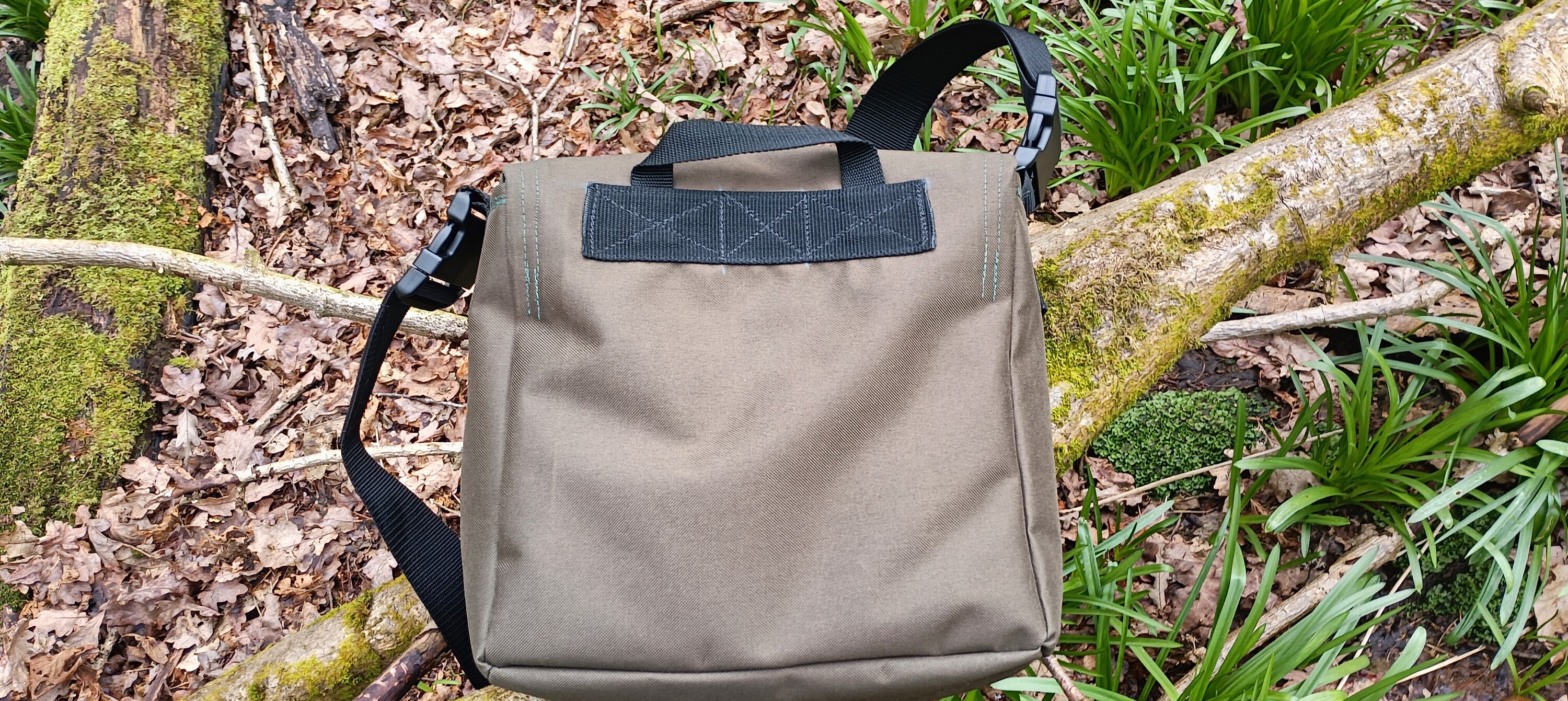 Hand Made Olive Green Canvas Haversack - Etsy