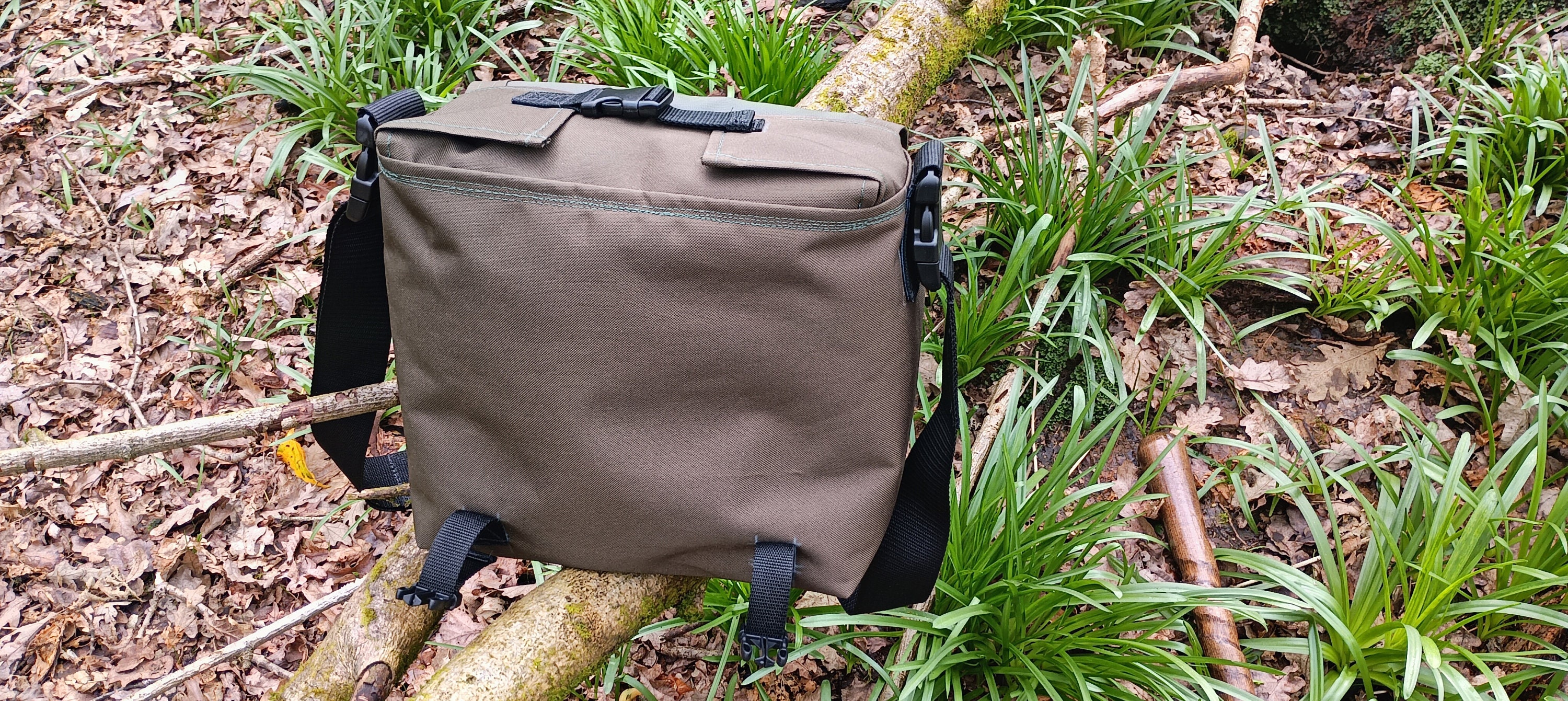 Hand Made Olive Green Canvas Haversack - Etsy