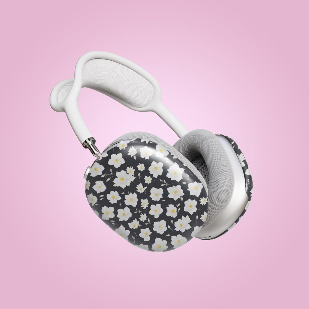 Chic Airpods Max Cover Cute Flower Headphone for Women Floral Air Pods ...