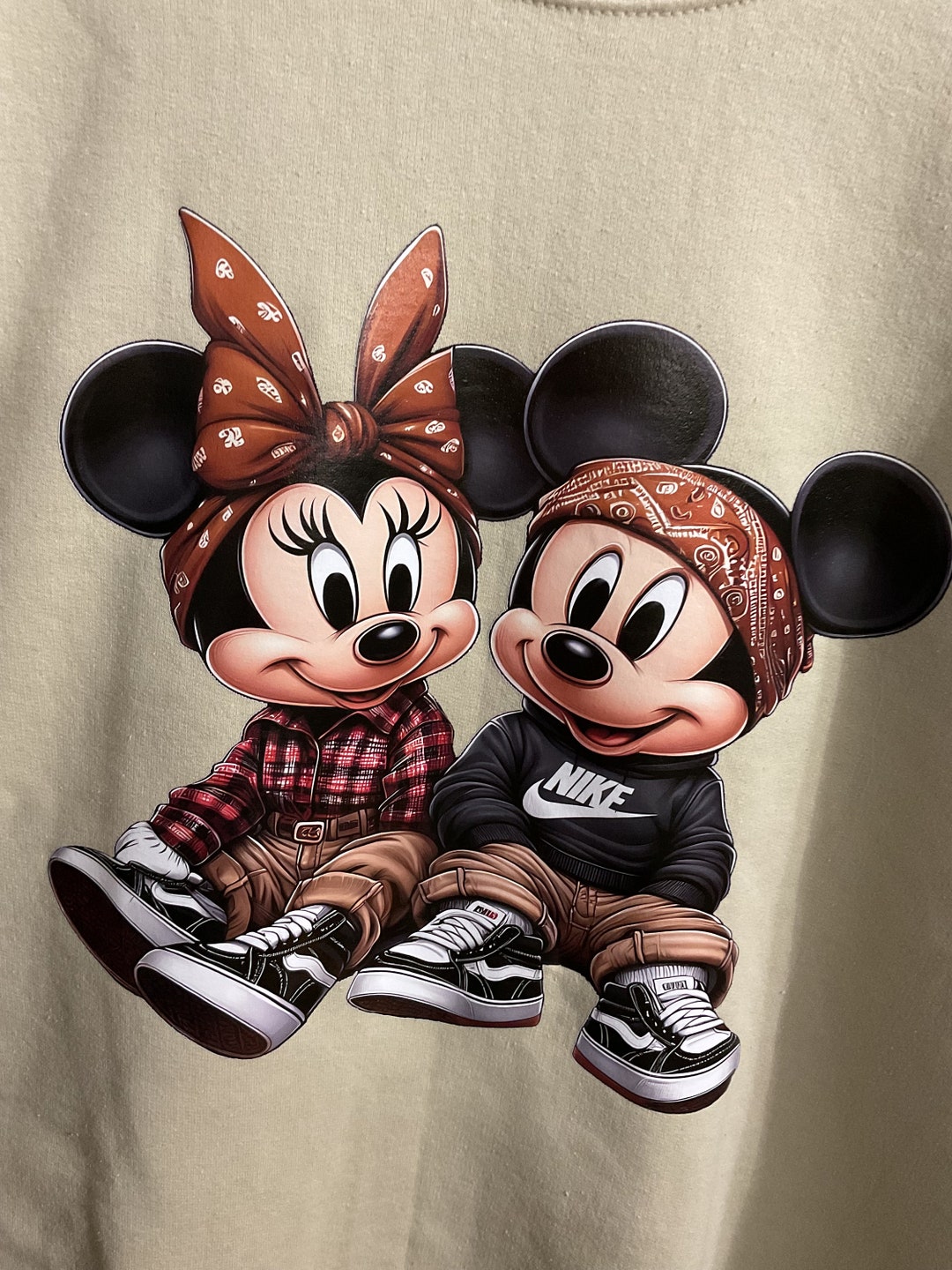 Mickey and Minnie Mouse Crew Neck,buggs Bunny, Chucky, Cartoon ...