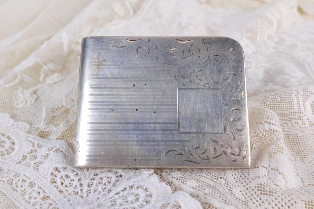 Vintage Sterling Powder Compact by Elgin - Etsy