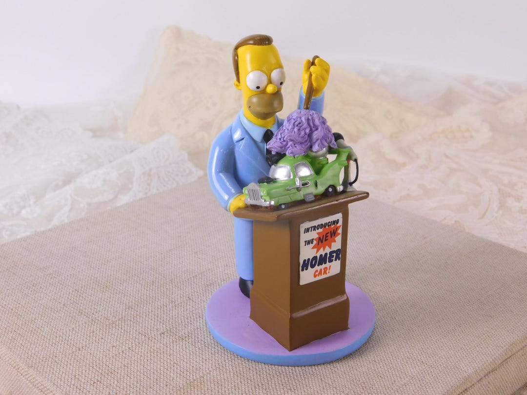 The Simpsons "herb Powell" Homer Statue - Etsy