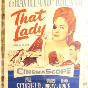 That Lady Original Movie Poster - 1955 - Etsy