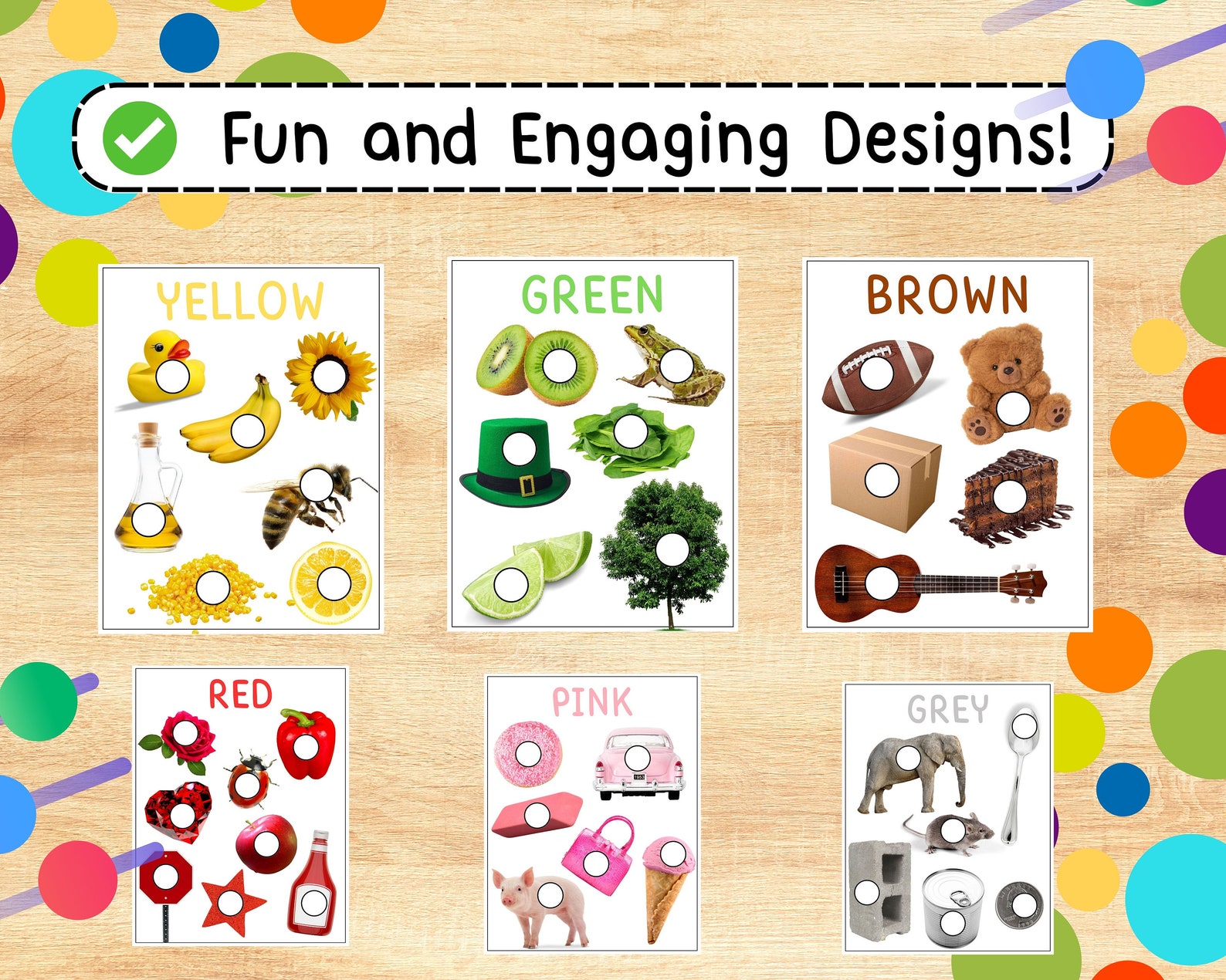 Printable Dot the Colors Activity Worksheet Preschool Do-a-dot ...