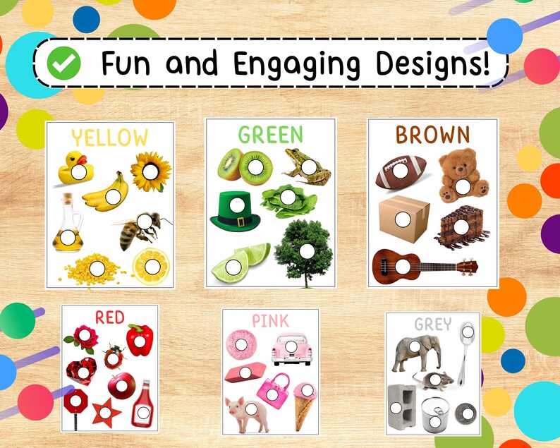 Printable Dot the Colors Activity Worksheet Preschool Do-a-dot ...