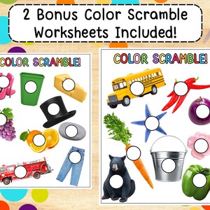Printable Dot the Colors Activity Worksheet Preschool Do-a-dot ...