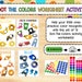 Printable Dot the Colors Activity Worksheet Preschool Do-a-dot ...