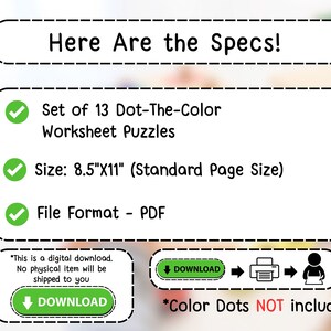 Printable Dot the Colors Activity Worksheet Preschool Do-a-dot ...