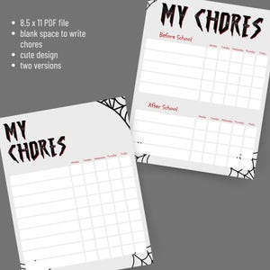 Miles Morales Themed Chore Chart - Etsy