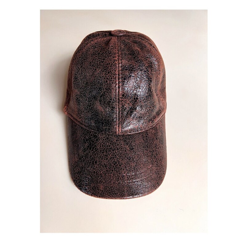 Leather Baseball Cap - Etsy