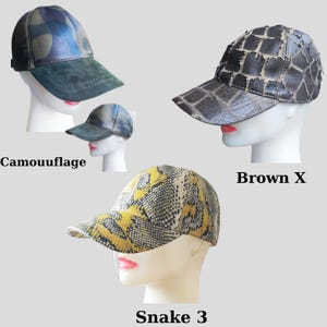 Red Leather Baseball Caps, Adjustable Leather Hats, Woman Leather Caps ...