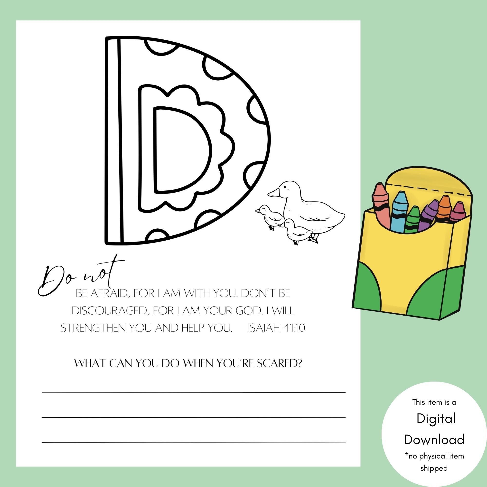 Christian Coloring Book of Scriptures for Kids to Color Bible Verse ...