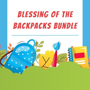Blessing of the Backpacks Bundle - Etsy