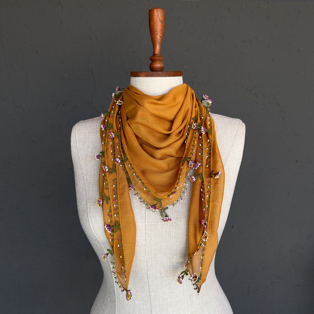 Turkish Inspired Lace Edge Floral Design and Needle Lace - Etsy