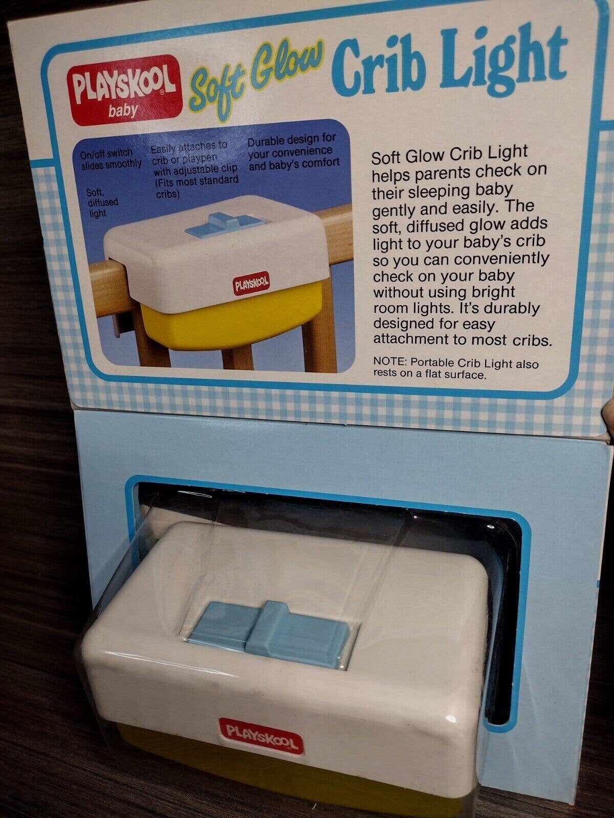 Vintage Playskool Baby Soft Glow Night Light Attachable Crib Toy ...