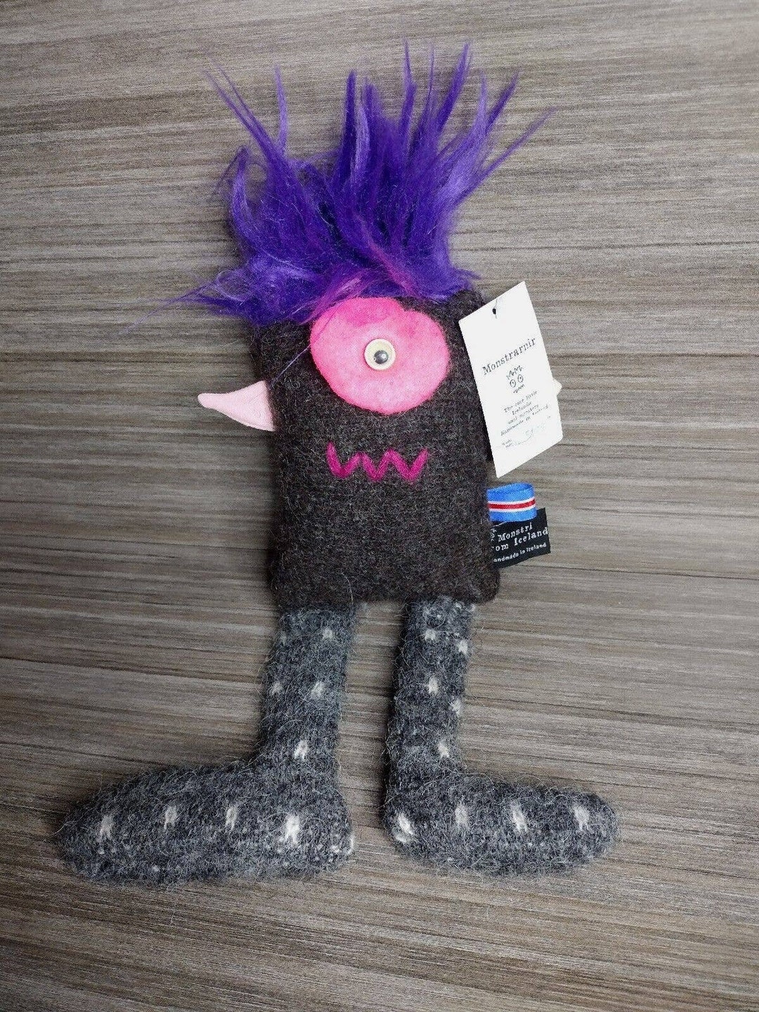 Monstri Little Wool Pocket Monster Icelandic Plush Mini Made - Etsy