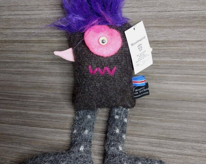 Monstri Little Wool Pocket Monster Icelandic Plush Mini Made in Iceland ...