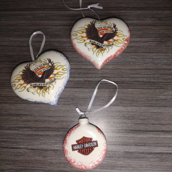 Harley Davidson Tree Ornaments - Etsy